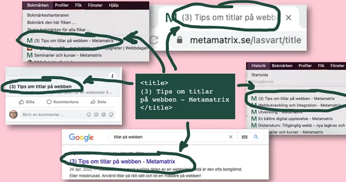 3 tips för webbtitlar som fungerar | Metamatrix - Metamatrix